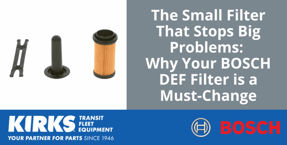 The Small Filter That Stops Big Problems: Why Your BOSCH DEF Filter is ...